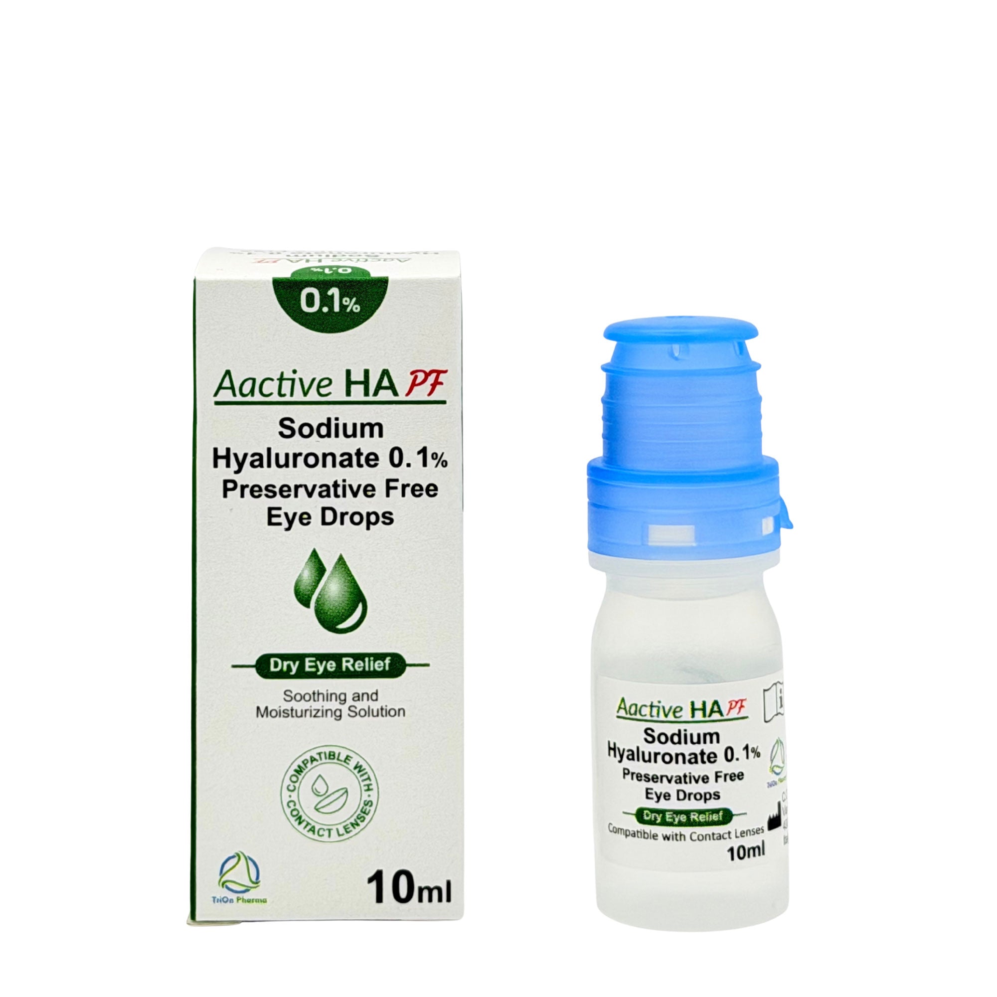 Aactive HA 0.1% Sodium hyaluronate PF eye drops – Butterflies Eyecare