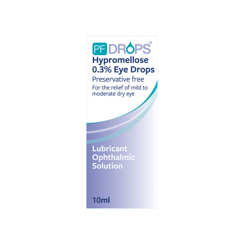 PF DROPS Hypromellose 0.3% eye drops – Butterflies Eyecare