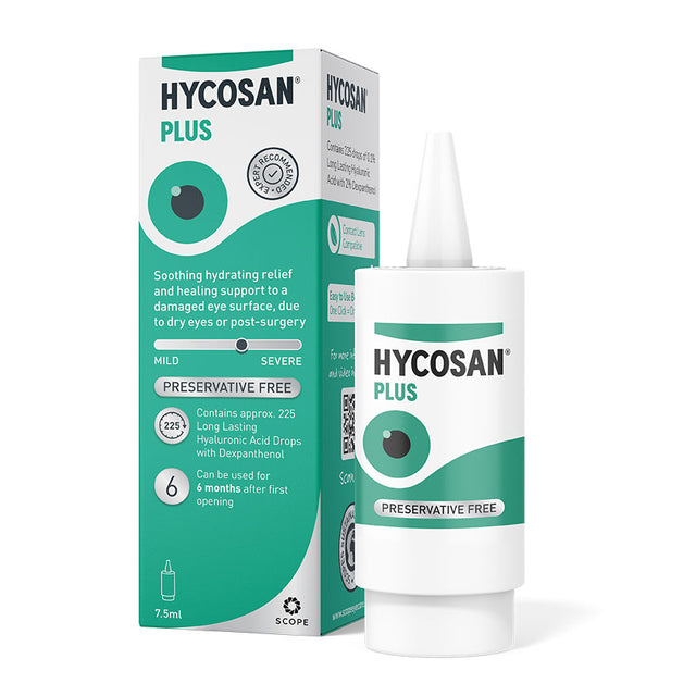 Hycosan Plus eye drops – Butterflies Eyecare